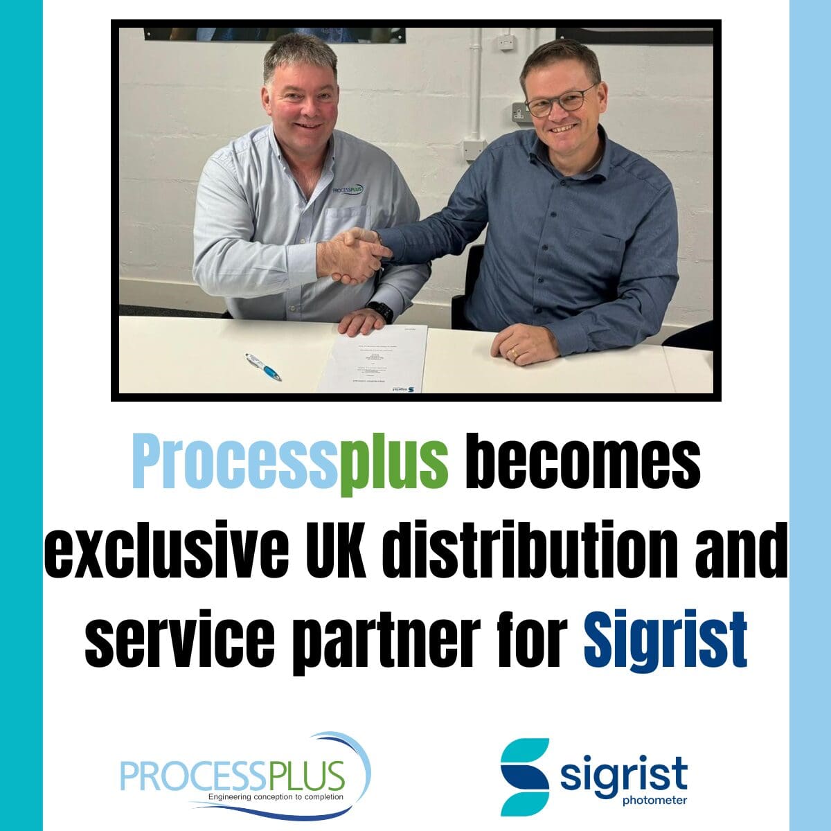 Processplus & Sigrist Sign New Deal | Process Instrumentation Solution Provider